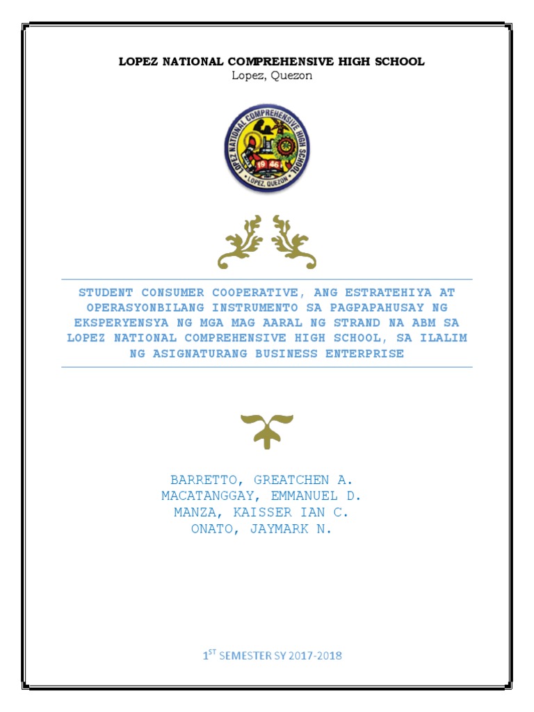 Student Consumer Cooperative | PDF