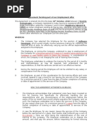 Secondment Agreement Sample | PDF | Layoff | Employment
