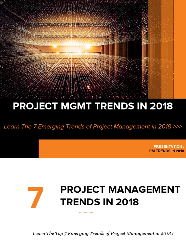 Project Management Trends 2018 Insights | PDF | Agile Software ...