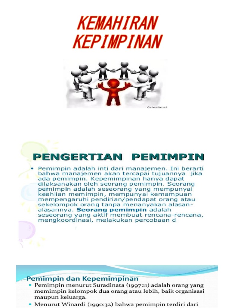 Kemahiran Kepimpinan | PDF