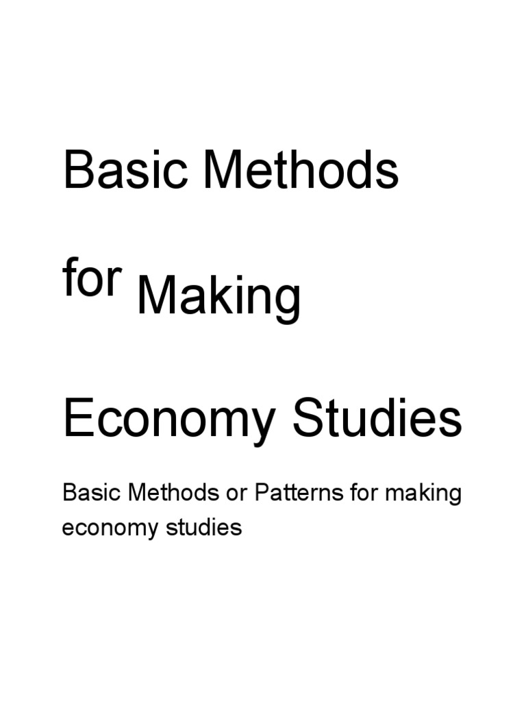 6 - Basic Methods For Making Economy Studies | PDF | Internal Rate Of ...