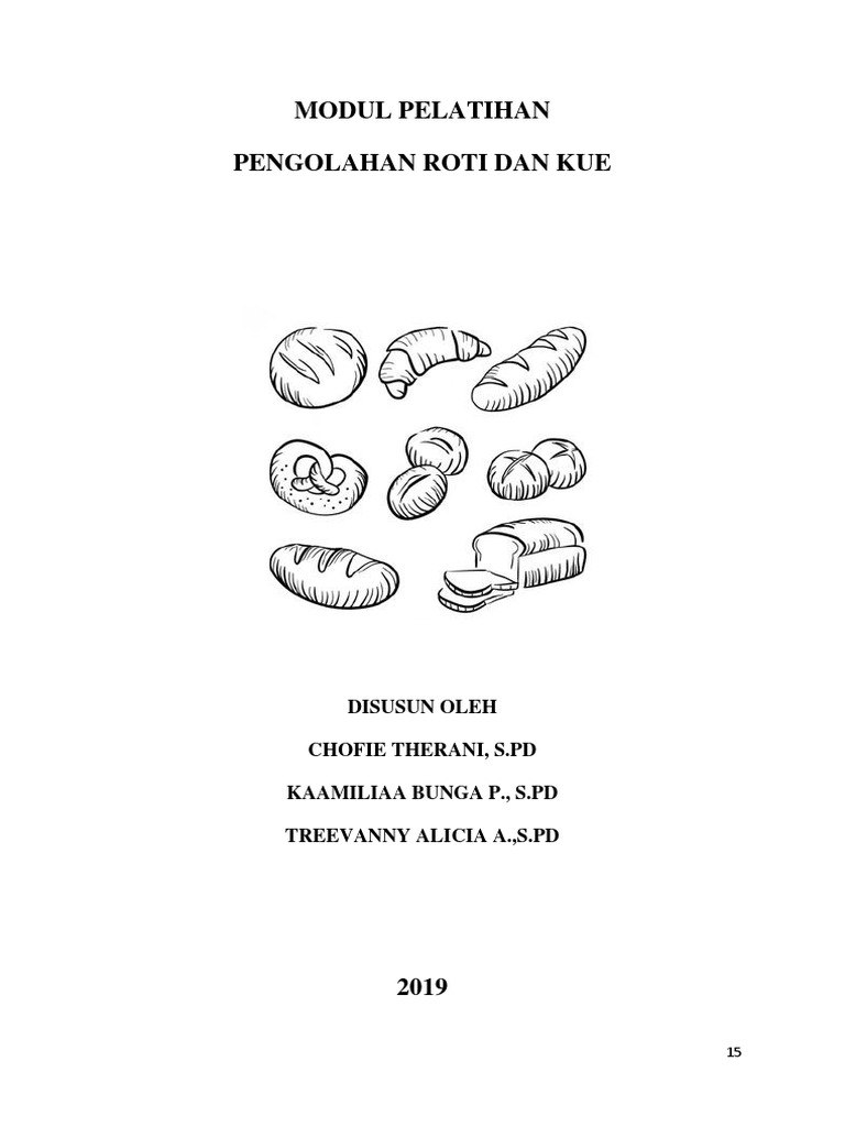 New - Modul Roti Dan Kue 2019 | PDF