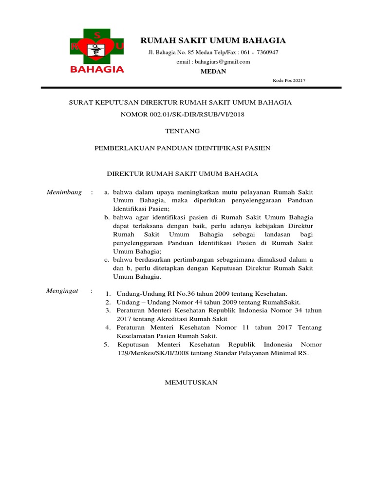 SK Pemberlakuan Panduan - Ok | PDF