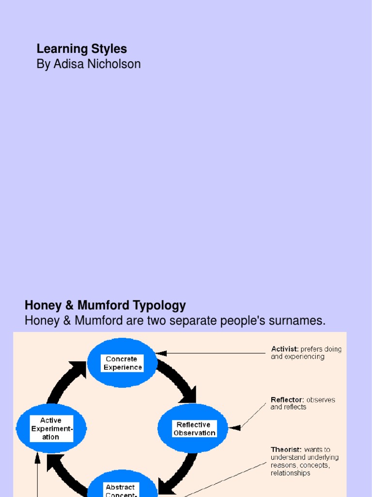 Types of Study | PDF | Learning Styles | Neuropsychology