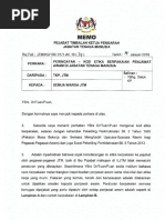 Template Memo Elaun Lebih Masa | PDF