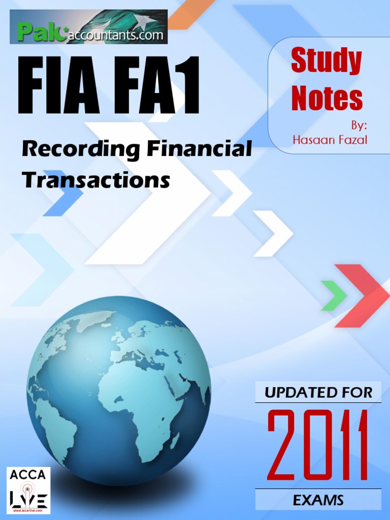 Fia Fa1 Study Notes Free Pakaccountants Com Pdf Pdf Balance Sheet