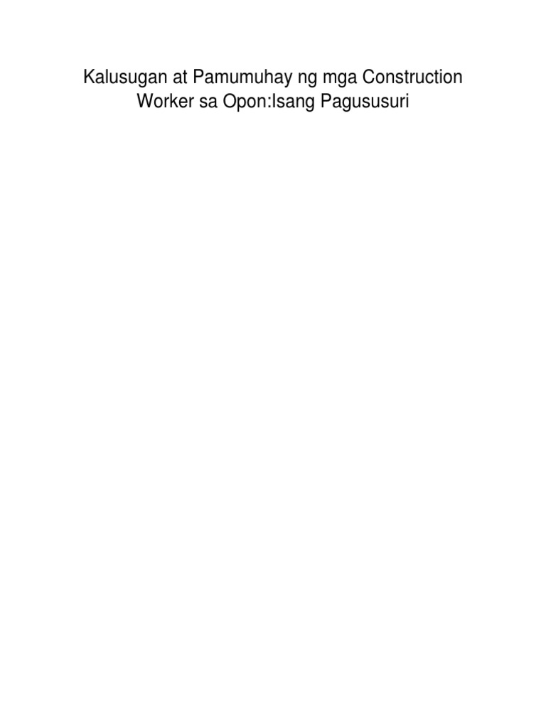 Kian (Thesis para Sa Mga Way Ayo......... | PDF