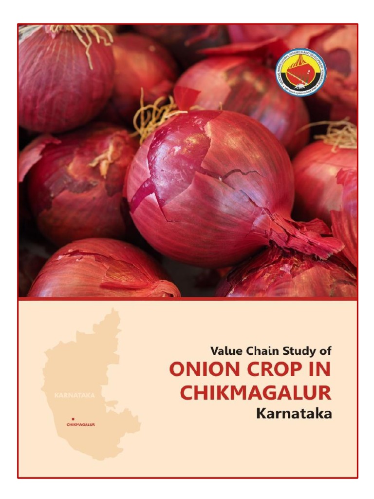 10-NHRDF Value Chain Study Onion Chikmagalur | PDF | Agriculture | Agronomy