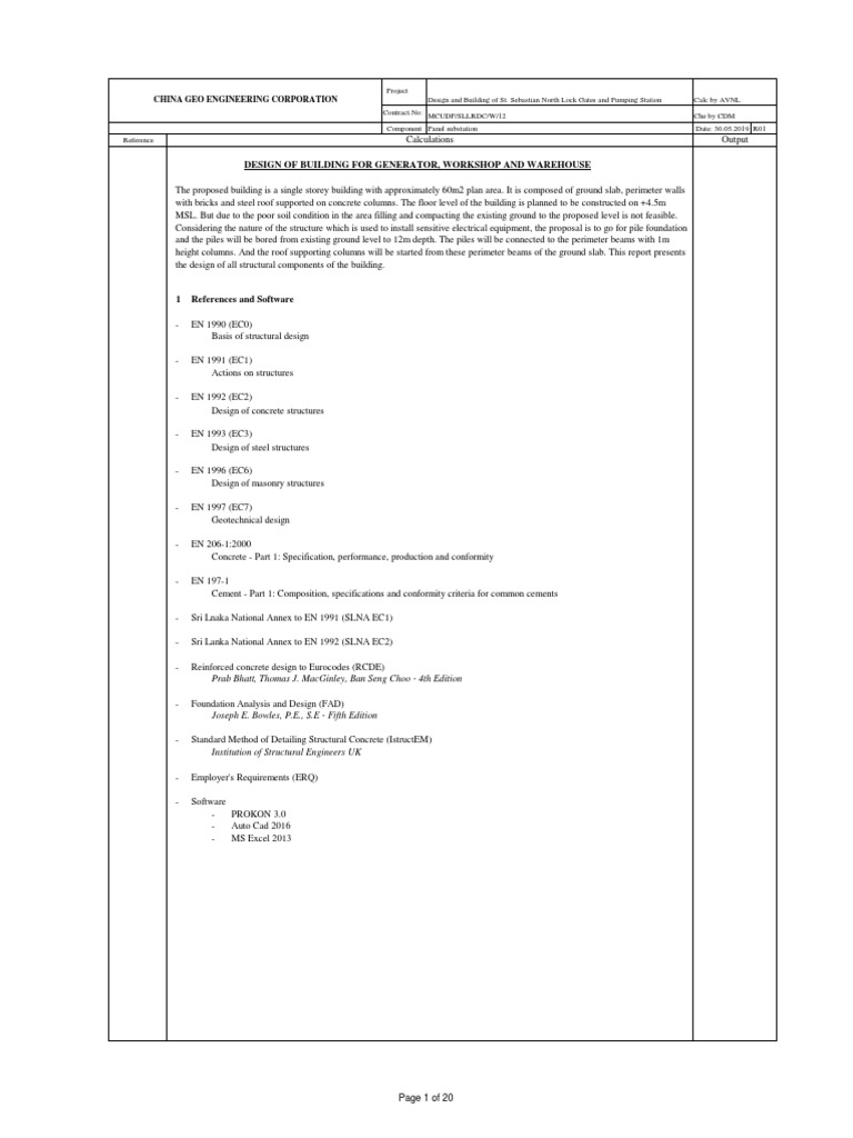 Design of CEB Building | PDF | Deep Foundation | Concrete