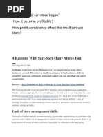Sari-Sari Store Reseacrh Study | PDF | Sole Proprietorship | Profit ...