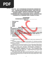 Contoh Akta RUPS | PDF