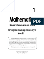 Math1-Q1-Module 1 | PDF