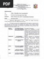 BFP Vission Mission and Objectives | PDF | Fire Safety | Prevention