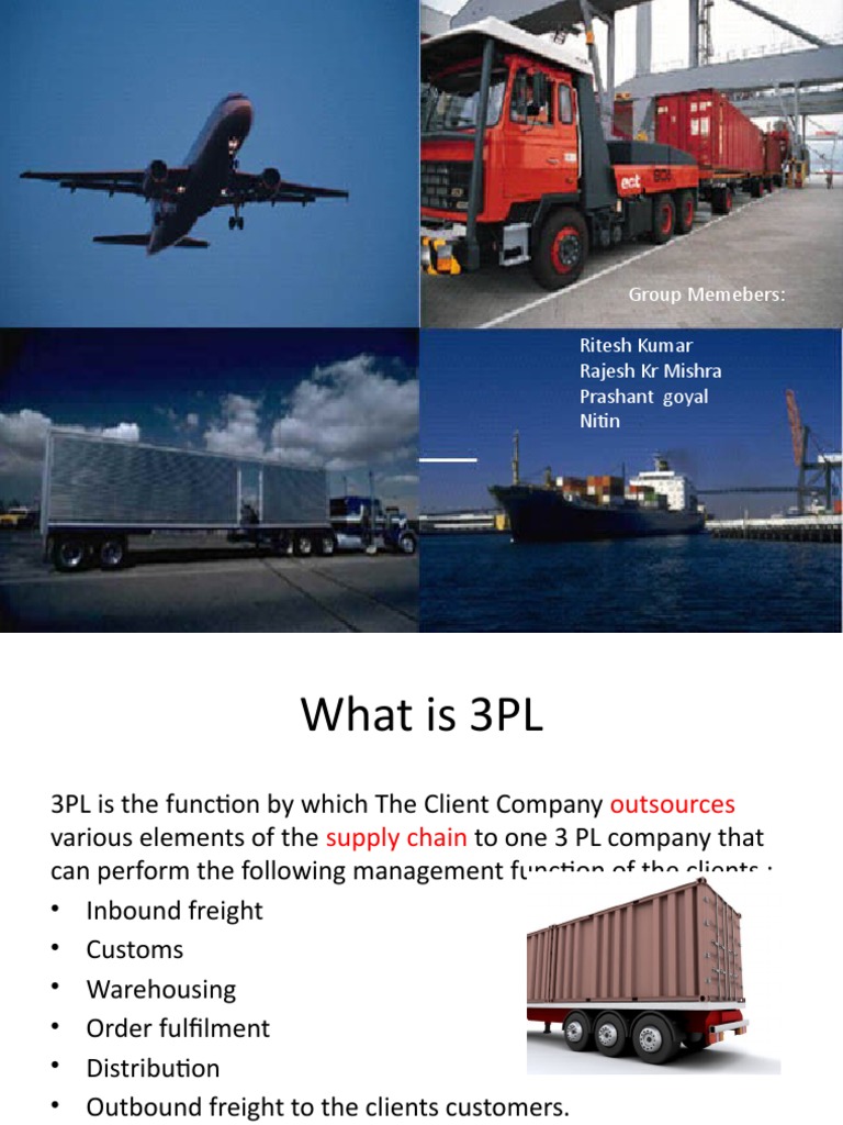 Presentation Logistics Class | PDF | Business | Logistics