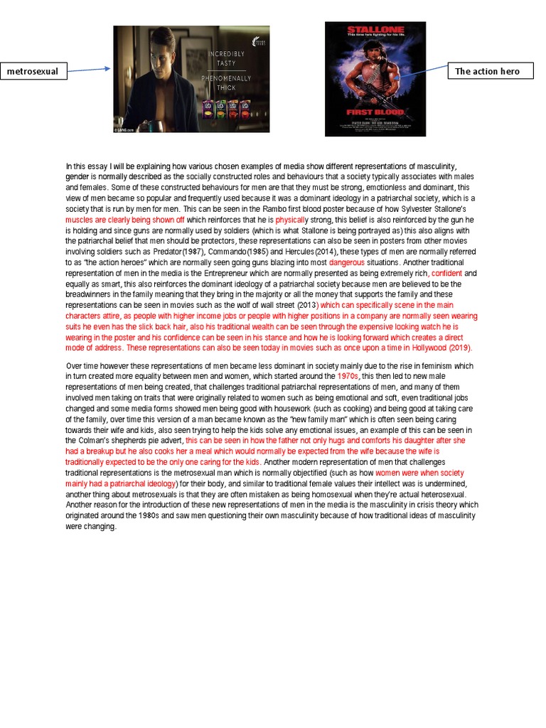 Male Representation | PDF | Action Films | Patriarchy