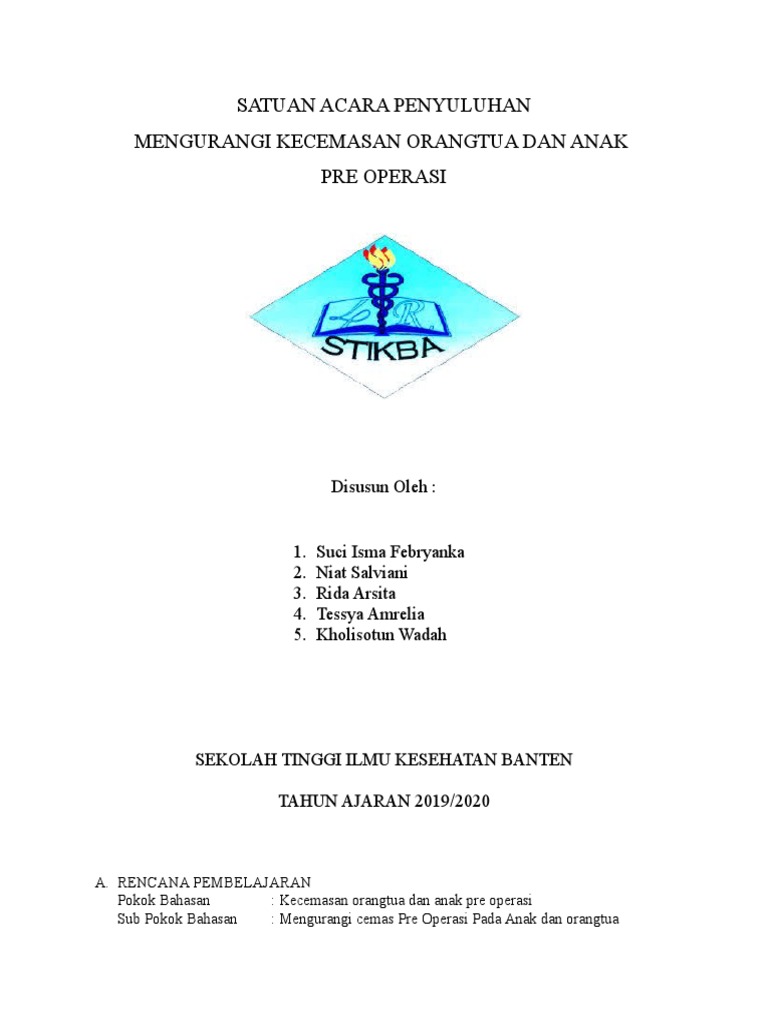 SAP Mengurangi Cemas Fix | PDF