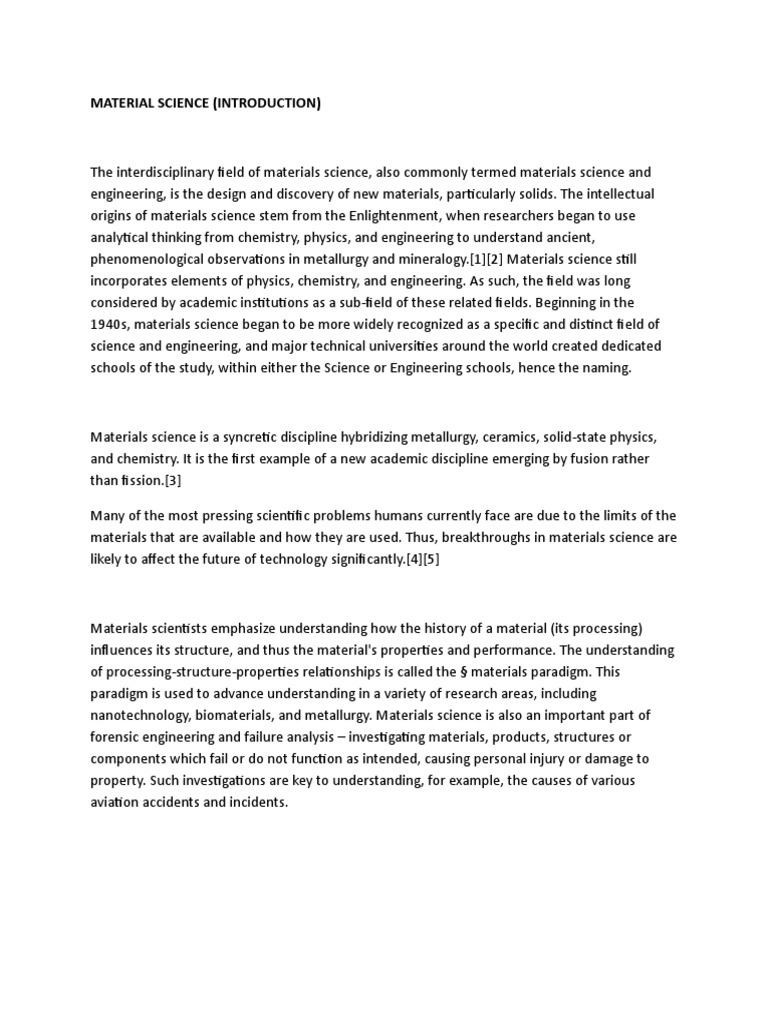 Material Science | PDF