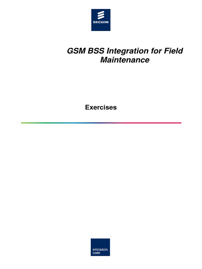 GSM BSS Integration For Field Maintenance: Exercises | PDF | Electronic ...