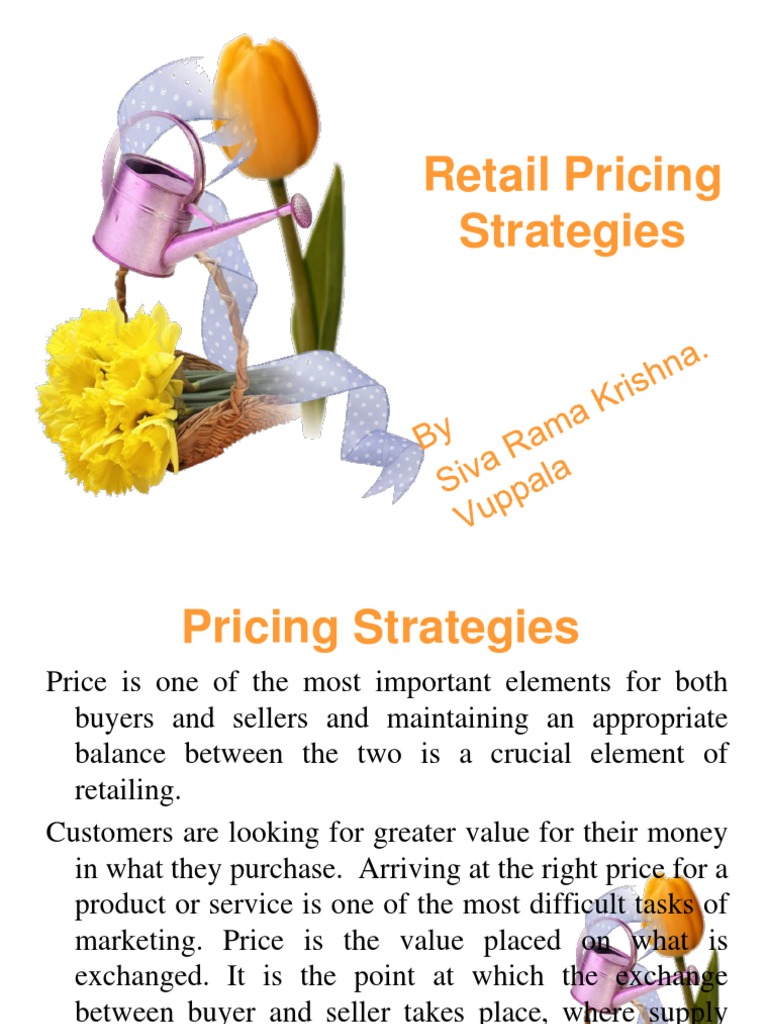 Retail Pricing Strategies Explained | PDF | Pricing | Retail