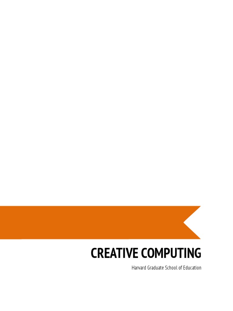 Introduction to Creative Computing with Scratch: A Guide for Learners and Educators | PDF ...