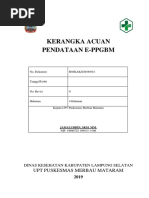 Panduan e-PPGBM: Sistem Gizi Masyarakat | PDF