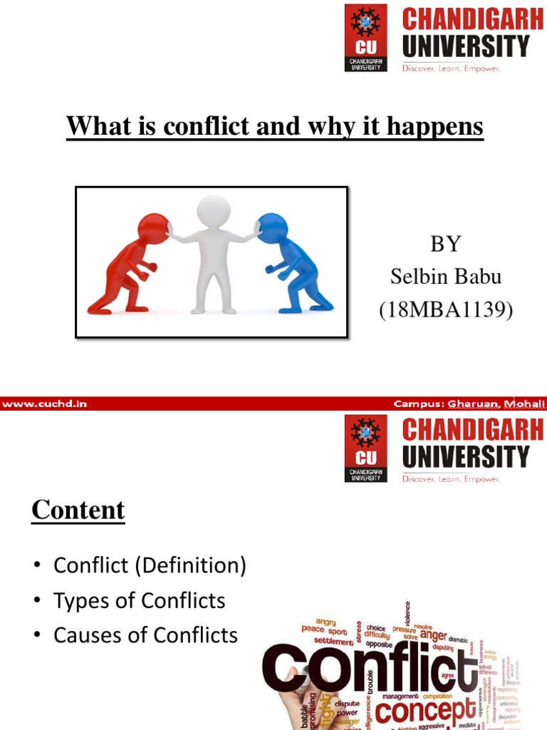 What Is Conflict and Why It Happens | PDF