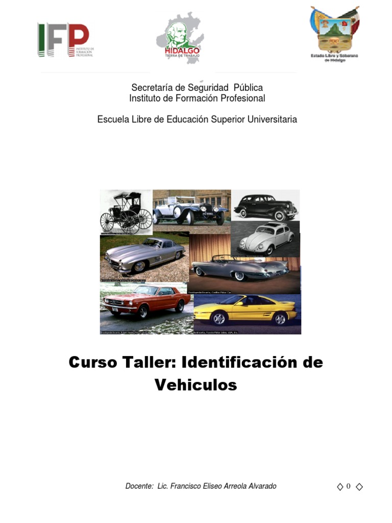 Identificación de Vehículos: Curso Taller Sobre Técnicas y Conceptos ...