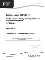Assignment 1 Com4807 | PDF | Communication | Human Communication