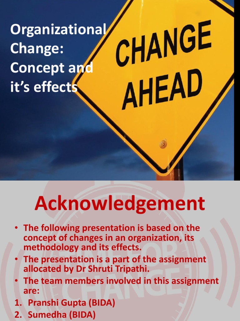 Understanding Organizational Change | PDF