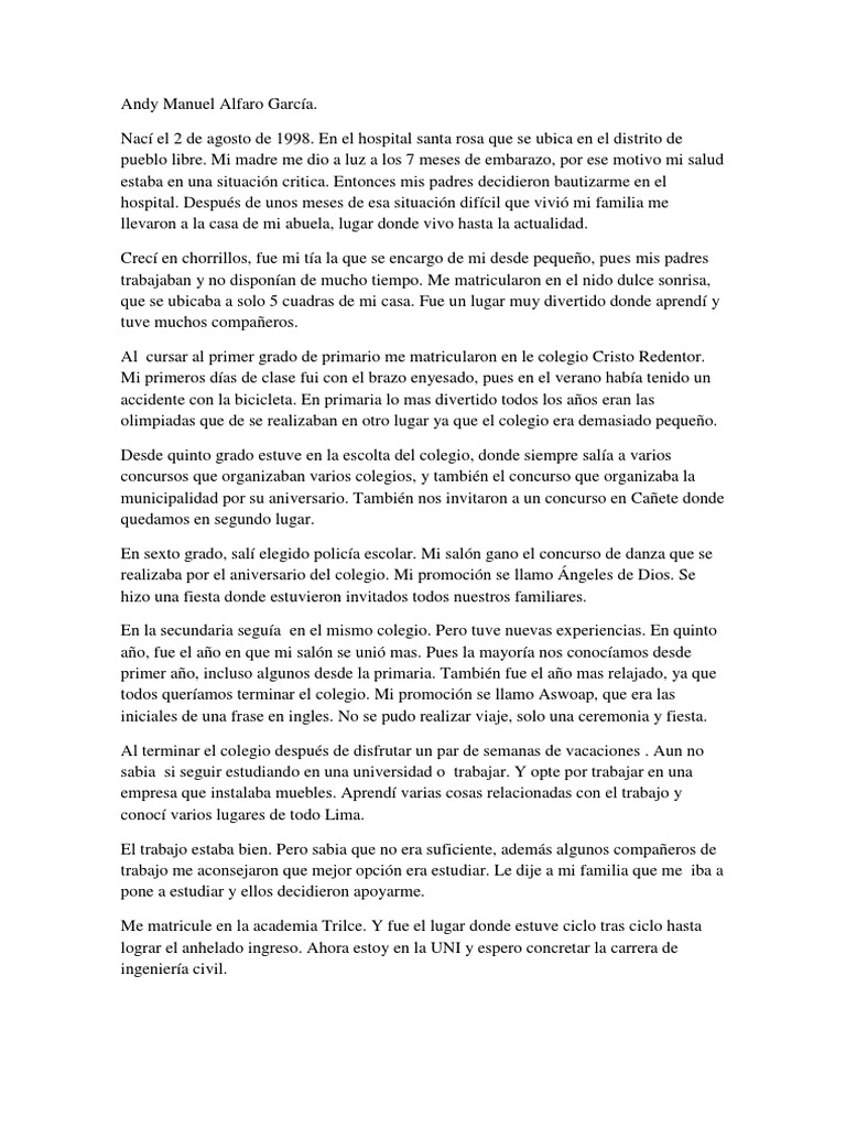 Andy Manuel Alfaro García | PDF
