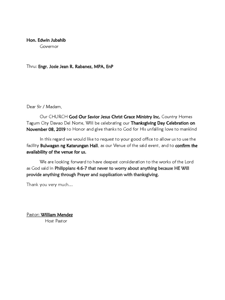 Request Letter | PDF