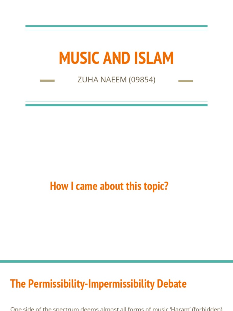 Music and Islam - Presentation | PDF | Monotheistic Religions ...