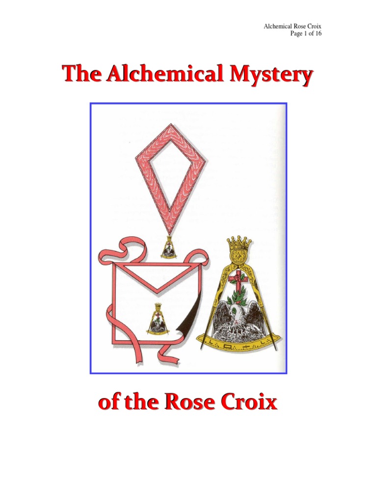 Alchemical Rose Croix | PDF | Alchemy | Rosicrucianism