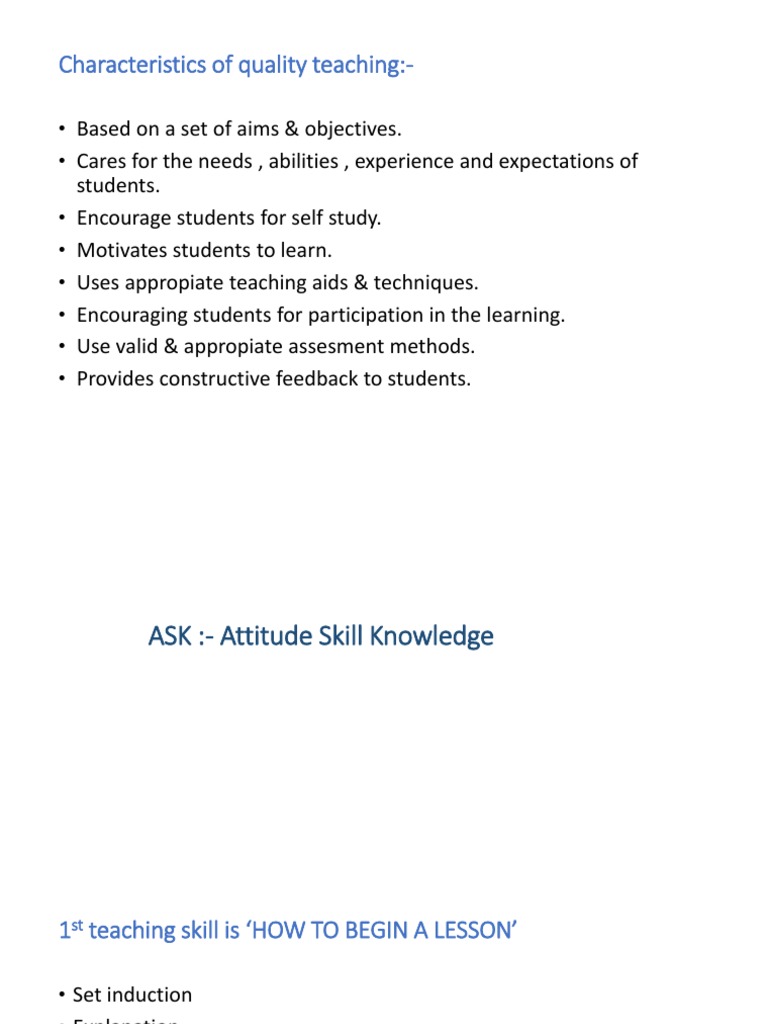 Teaching Style Presentation | PDF