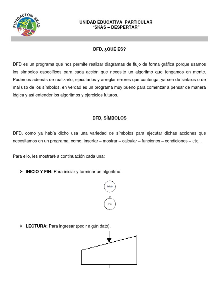Introducción a DFD y sus símbolos | PDF