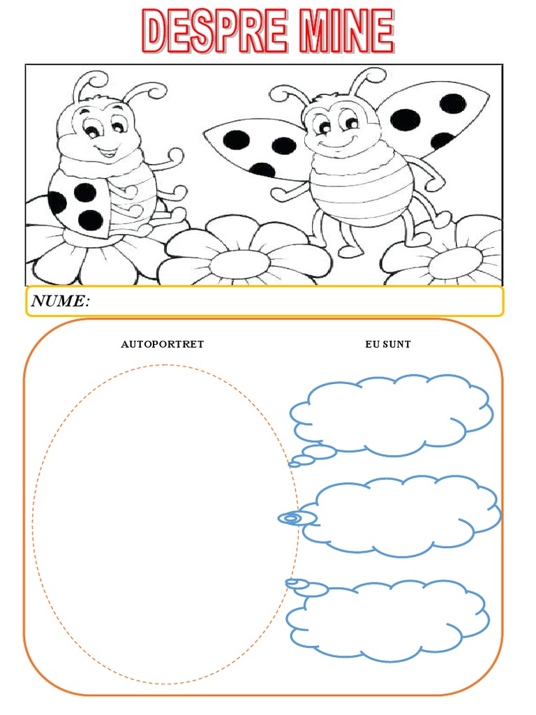Fisa "Despre Mine" - Dezvoltare Personala | PDF