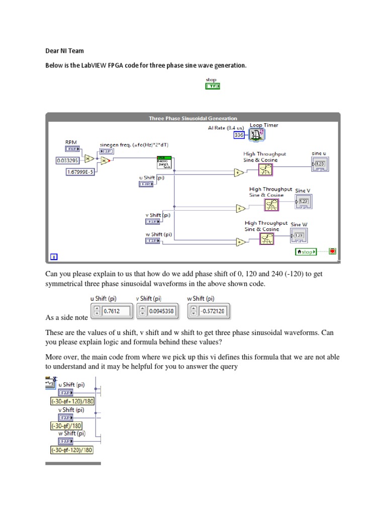 Three Phase Sine Generation (Phase Shift Issue) | PDF Three Phase Sine Generation (Phase Shift Issue) | PDF