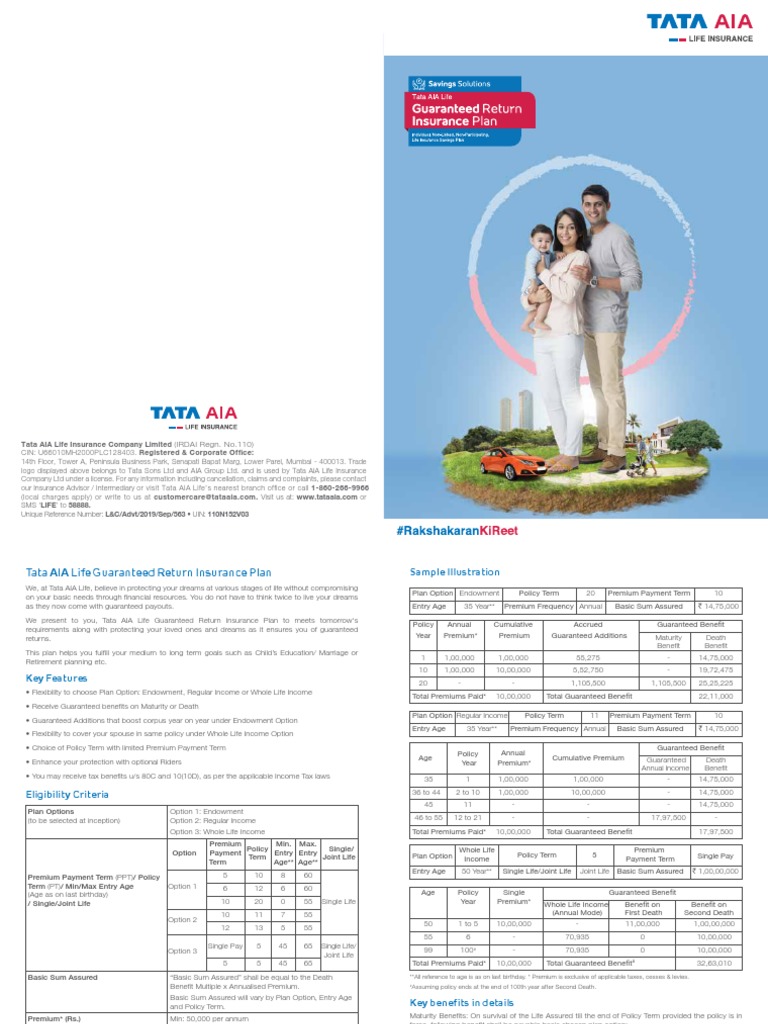 Grip Brochure | Life Insurance | Insurance