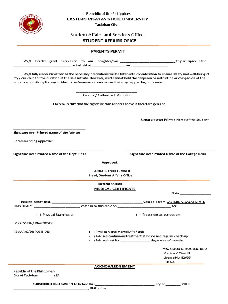 Permit | PDF | Health Sciences | Medicine