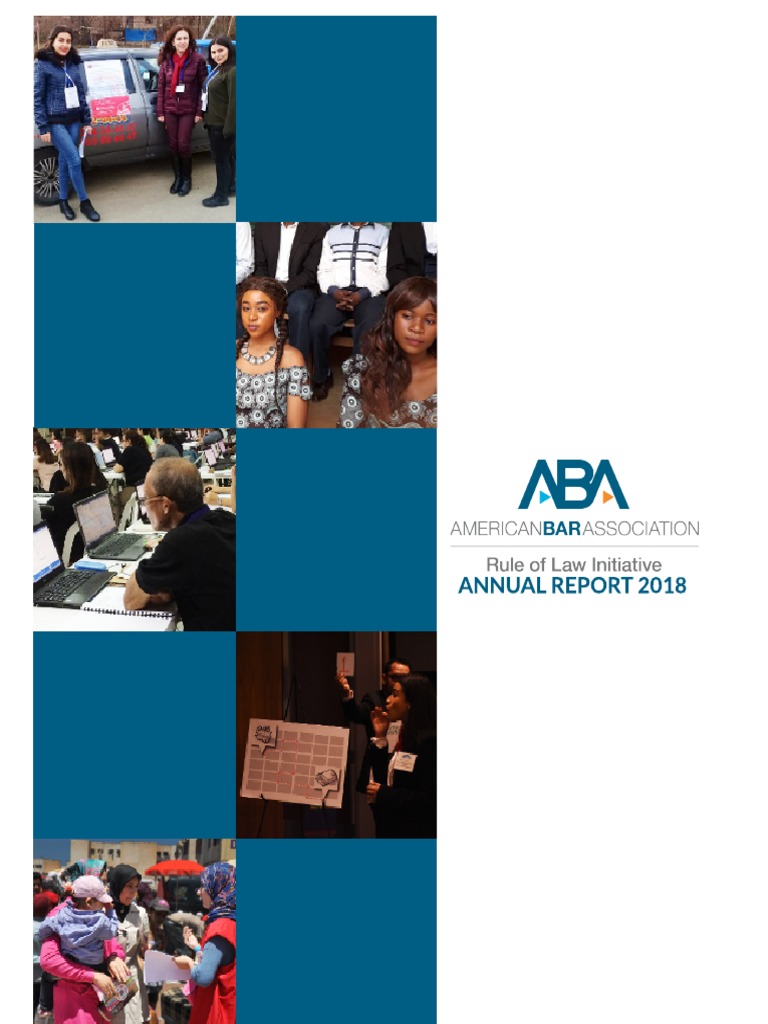 ABA ROLI Annual Report 2018 | PDF | American Bar Association | Legal Aid