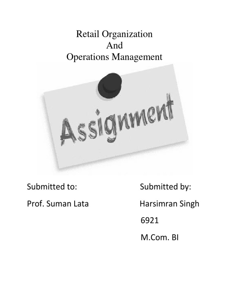 An Overview of Retail Organization Structures and Store Operations ...