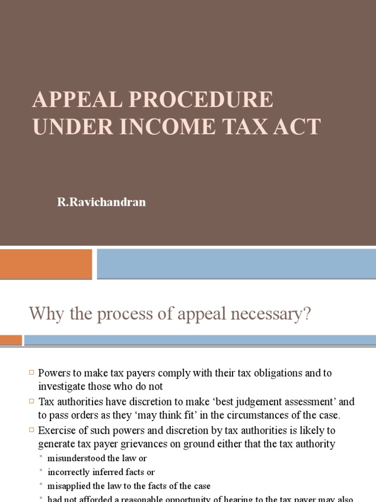 Tax Appeal Process Guide | PDF | Supreme Courts | Taxation