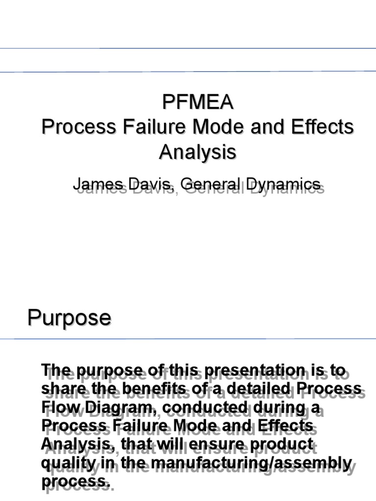 Pfmea Process Failure Mode and Effects Analysis | PDF | Welding ...