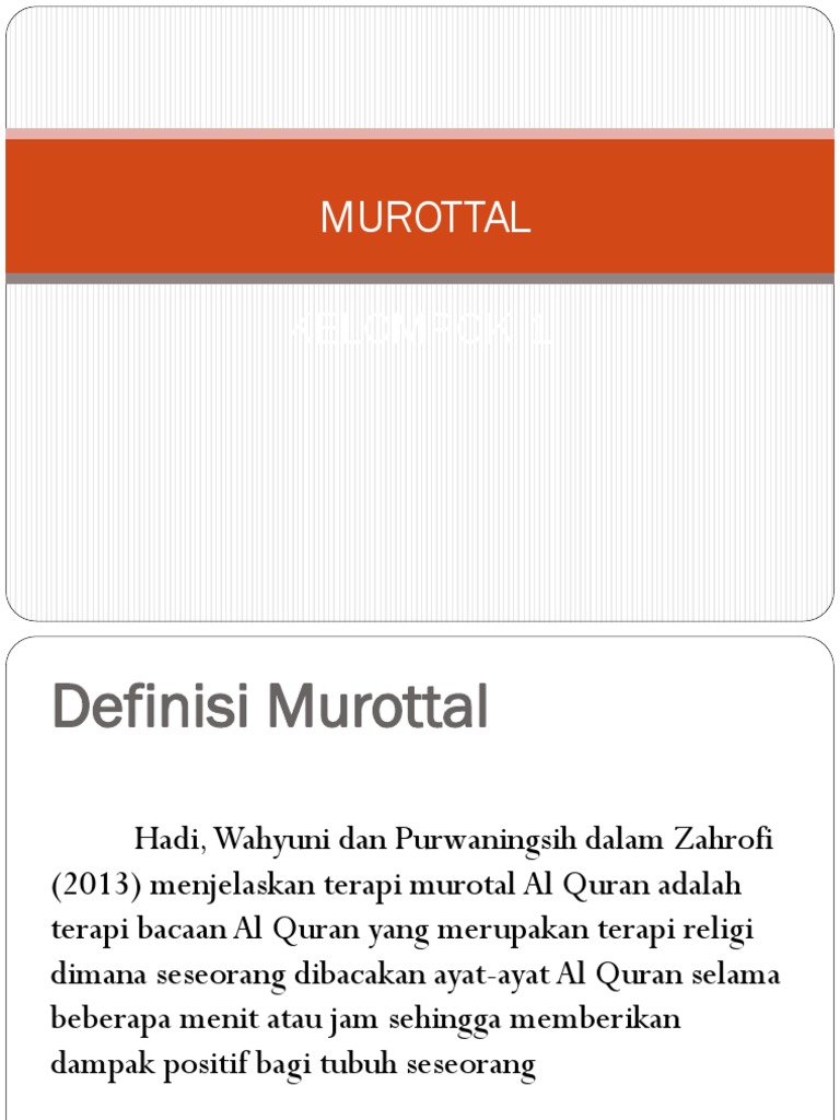 Murotal | PDF