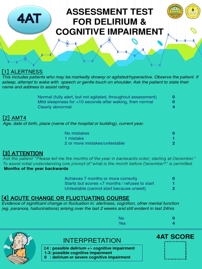 Assessment Test For Delirium & Cognitive Impairment: (1) Alertness | PDF