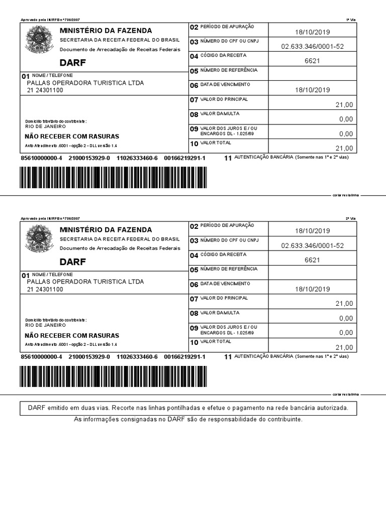 DARF Preto | PDF | Brasil | Business