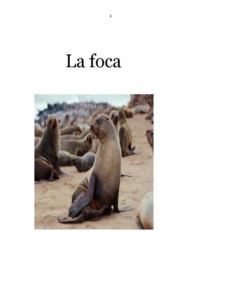 La Foca | PDF | Organismos | Alimentos