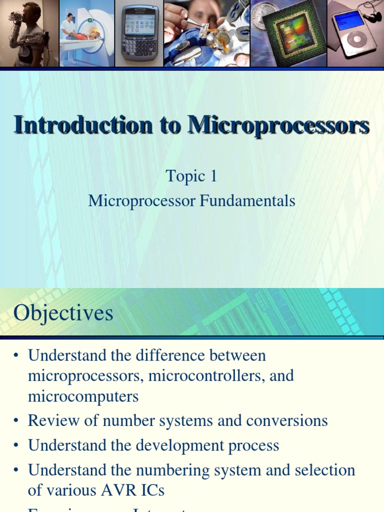 Introduction To Microprocessors: Topic 1 Microprocessor Fundamentals | PDF | Microcontroller ...
