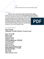 Homeroom Financial Report for Grade V | PDF