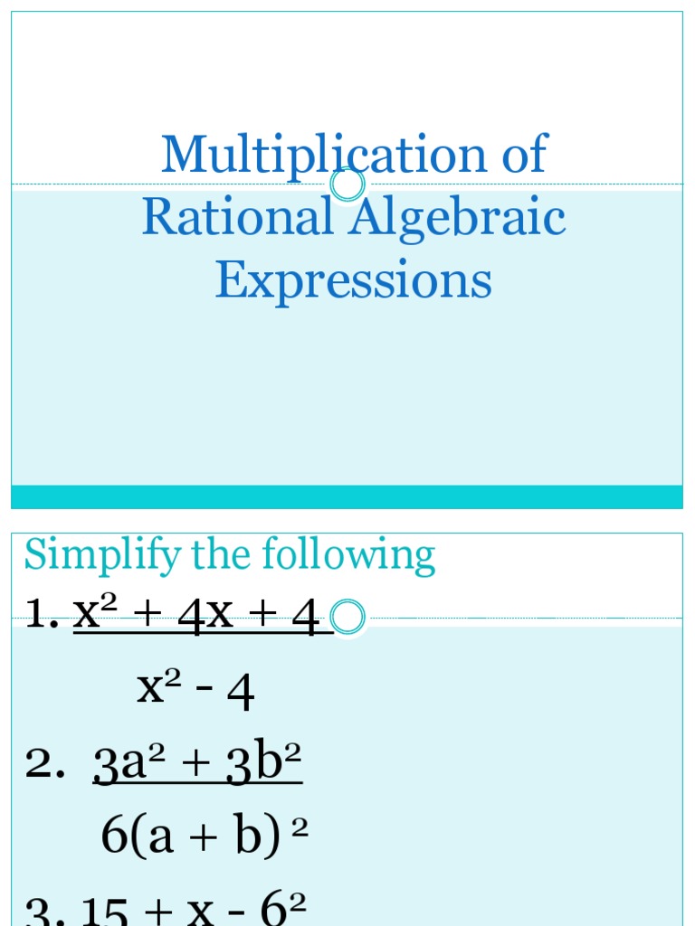 Multiplication of RAE | PDF